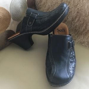 Sofft Shoes | Red Leather Clog | Poshmark